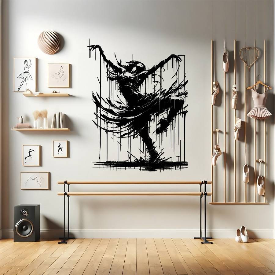 Dance In Rain Metal Wall Art