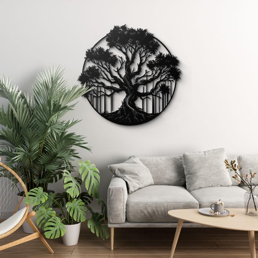 Circular metal wall art store