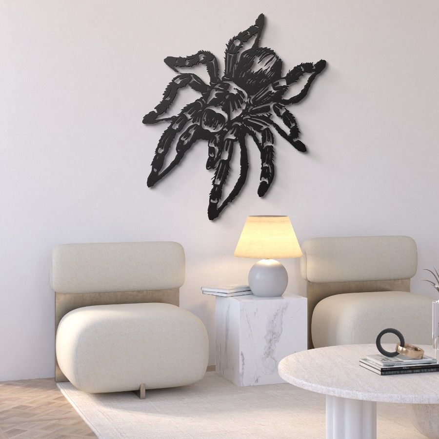 Tarantula Gothic Metal Wall Art