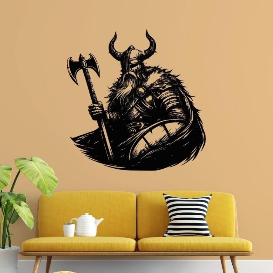 Viking Chief Metal Wall Art - Moonarch